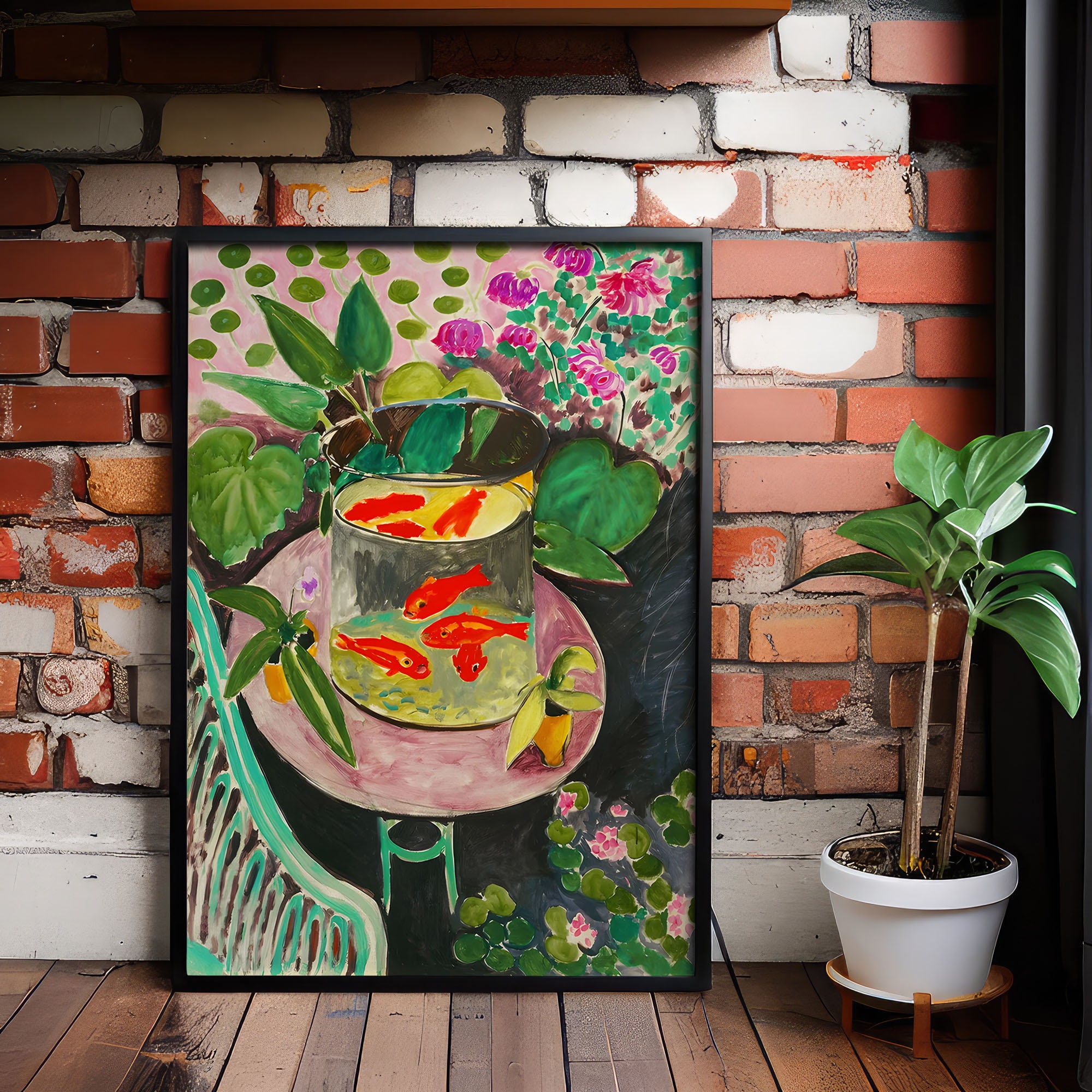 Matisse Wall Art Goldfish Wall Art Matisse Goldfish Colorful - Etsy