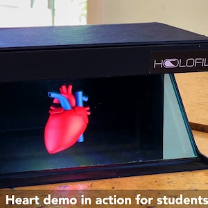 HOLOFIL Cardboard 3D Hologram Mobile Display: DIY Kit With Bluetooth ...