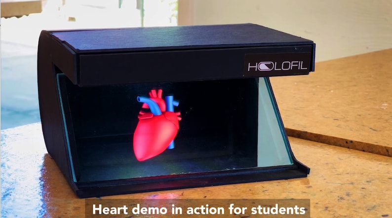 HOLOFIL Cardboard 3D Hologram Mobile Display: DIY Kit With Bluetooth ...