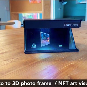 HOLOFIL Cardboard 3D Hologram Mobile Display: DIY Kit With Bluetooth ...
