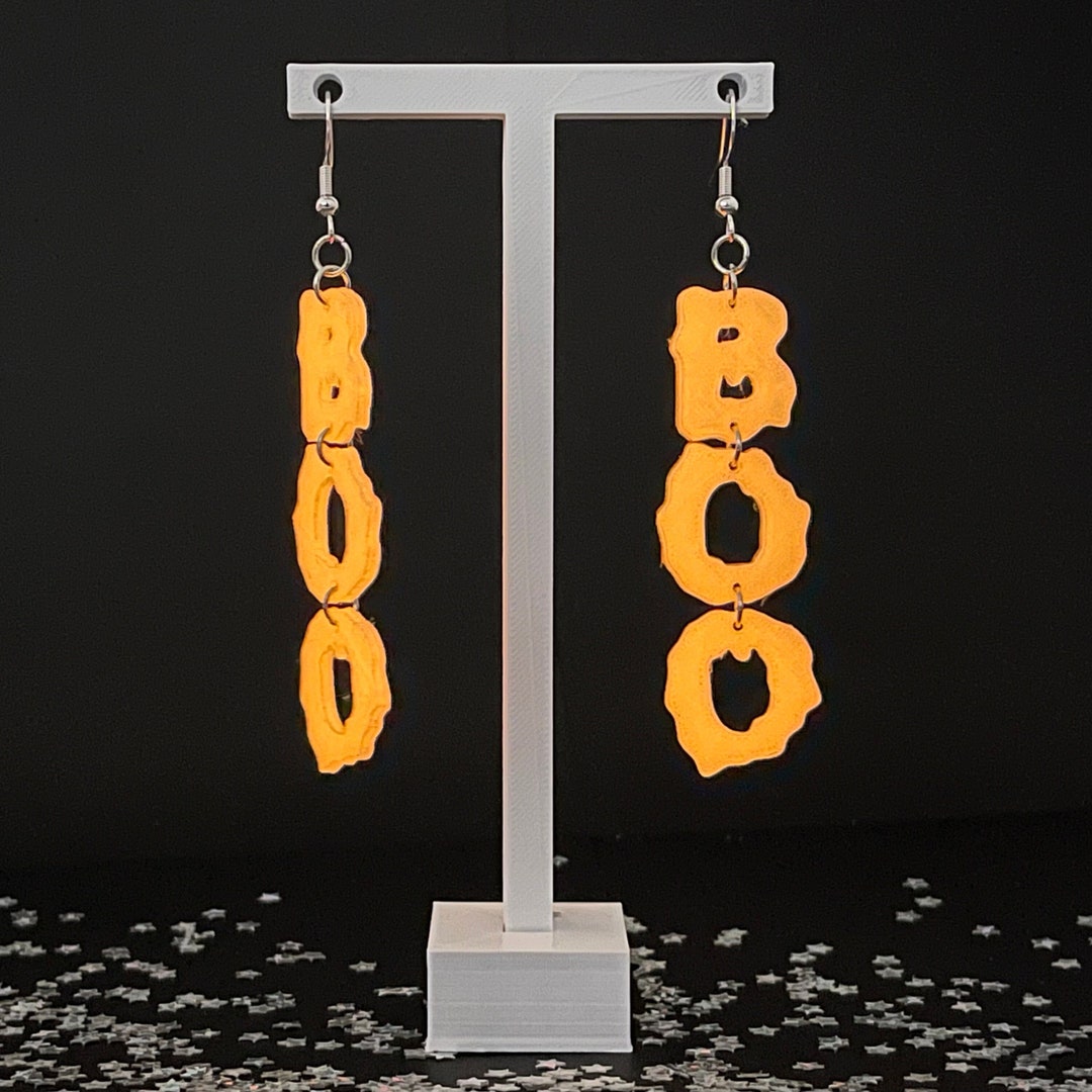 Halloween Costumes BOO Earrings - Glow in the Dark - Halloween Party - Etsy