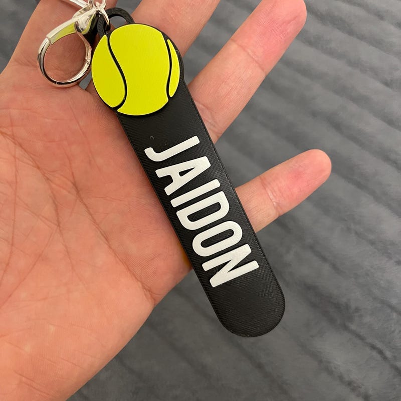 Tennis Bag Tag - Etsy