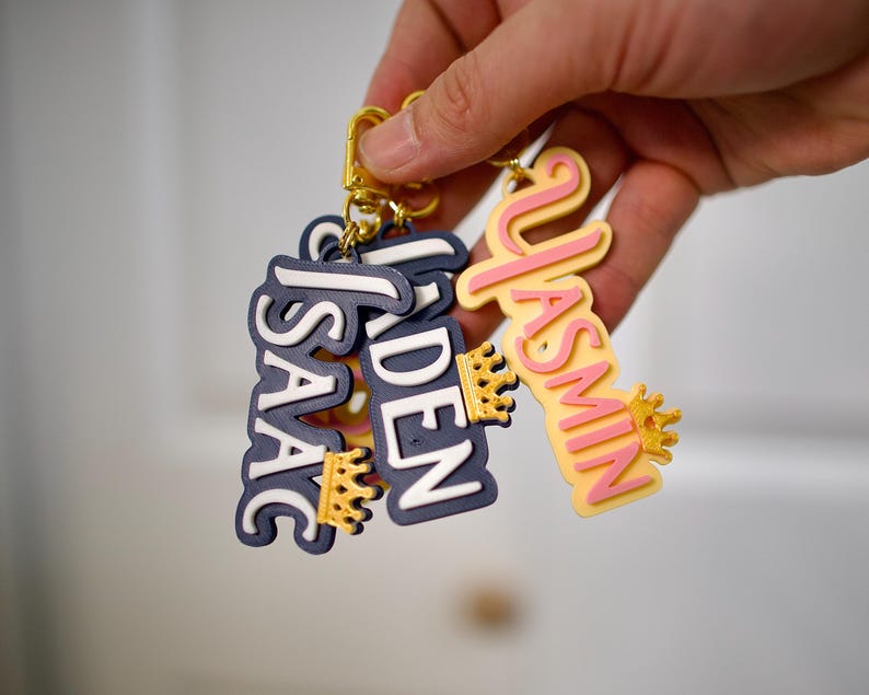 Personalized Princess Name Keychain: Biodegradable Party Favor ...