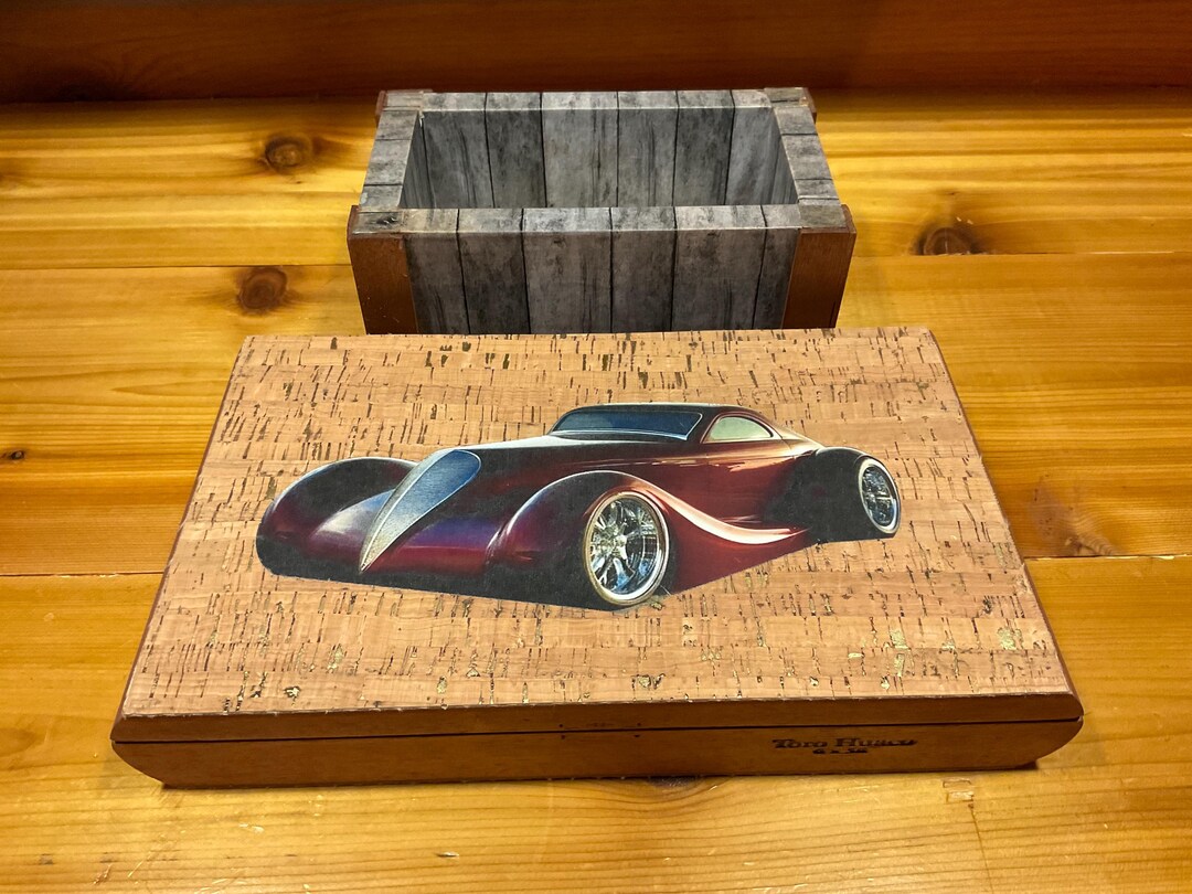 Vroom Vroom Custom Hot Rod Solid Wood,stash, Memory, Keepsake, Storage ...