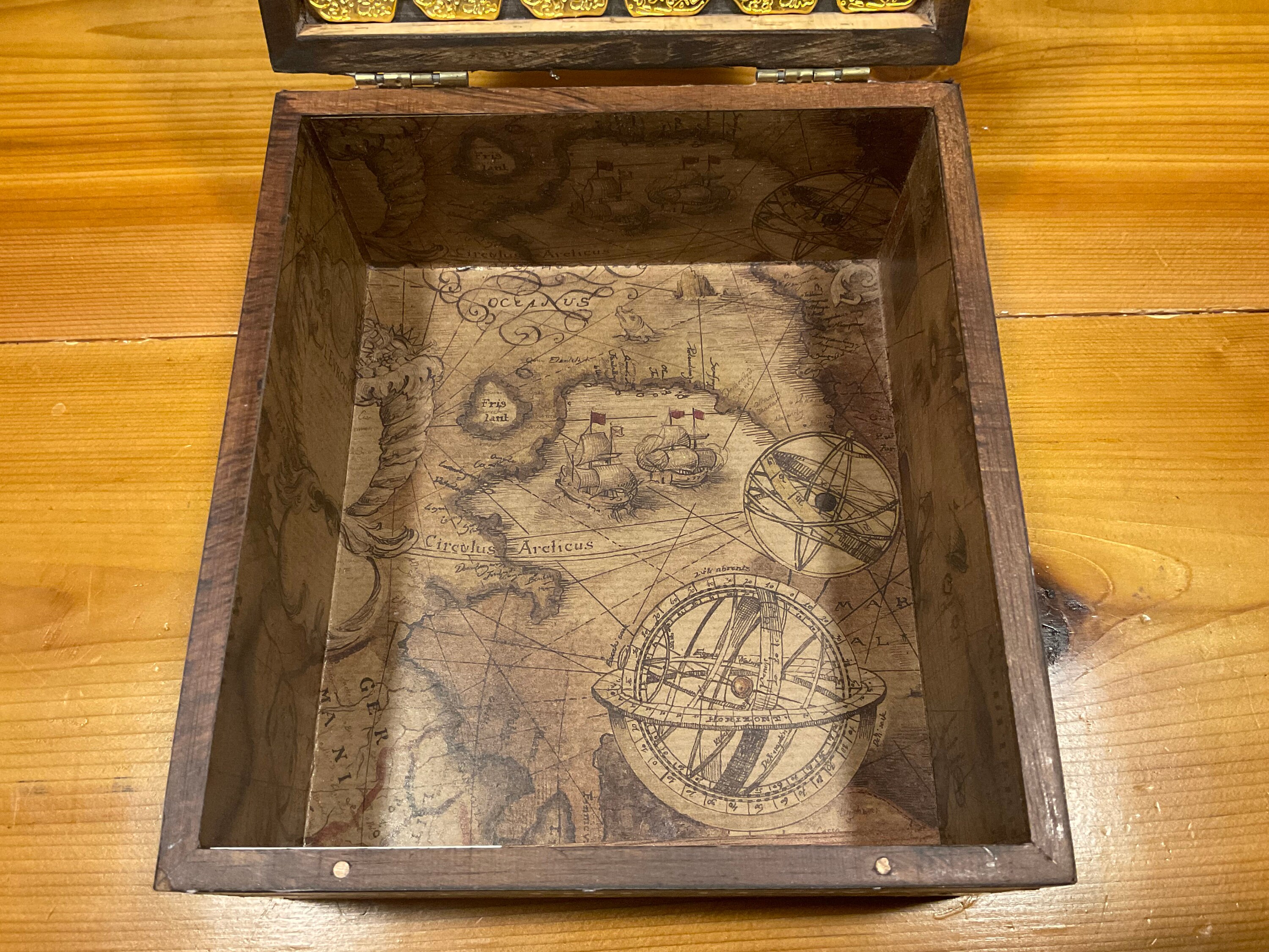 Pirate Booty, Solid Wood Custom Cigar,stash,memory, Keepsake, Storage ...