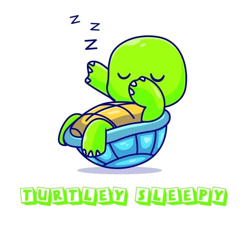Turtley Sleepy SVG, Sleepy Turtle SVG, Turtle SVG, Instant Digital Download Svg, Dwg, Png, Pdf ...