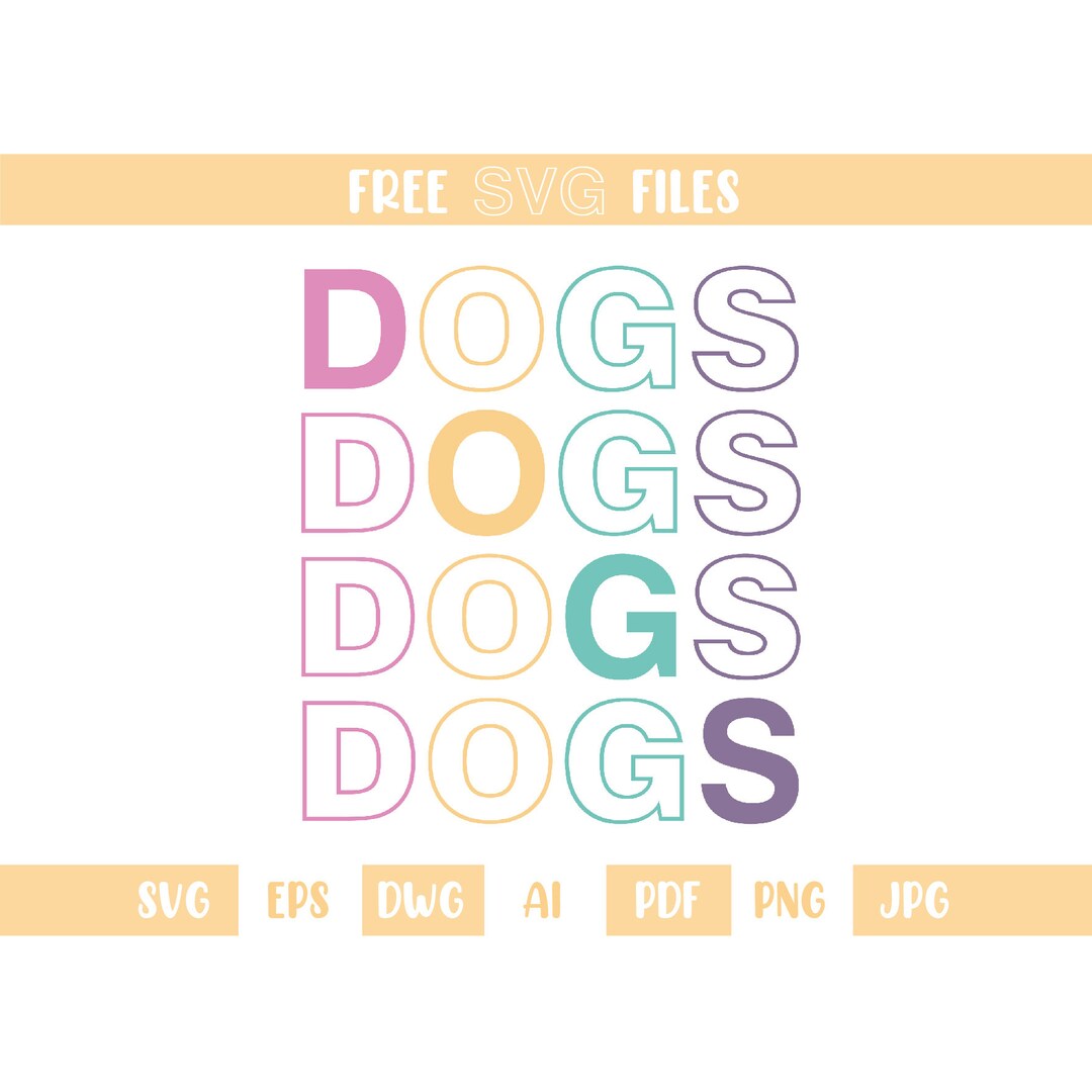 Dogs SVG - Instant Digital Download, Svg, Dwg, Png, Pdf, Jpeg, Ai, Eps ...