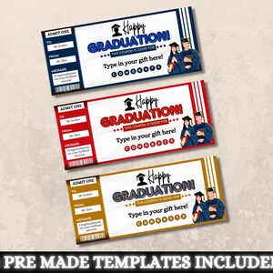 Printable Graduation Coupon. Graduation Gifts. Editable Coupons ...
