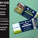 Editable Football Ticket, Soccer Tickets, Surprise Gift, Editable ...
