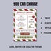 EDITABLE Custom Elf Shipping Postage Label Template | Personalized Elf ...