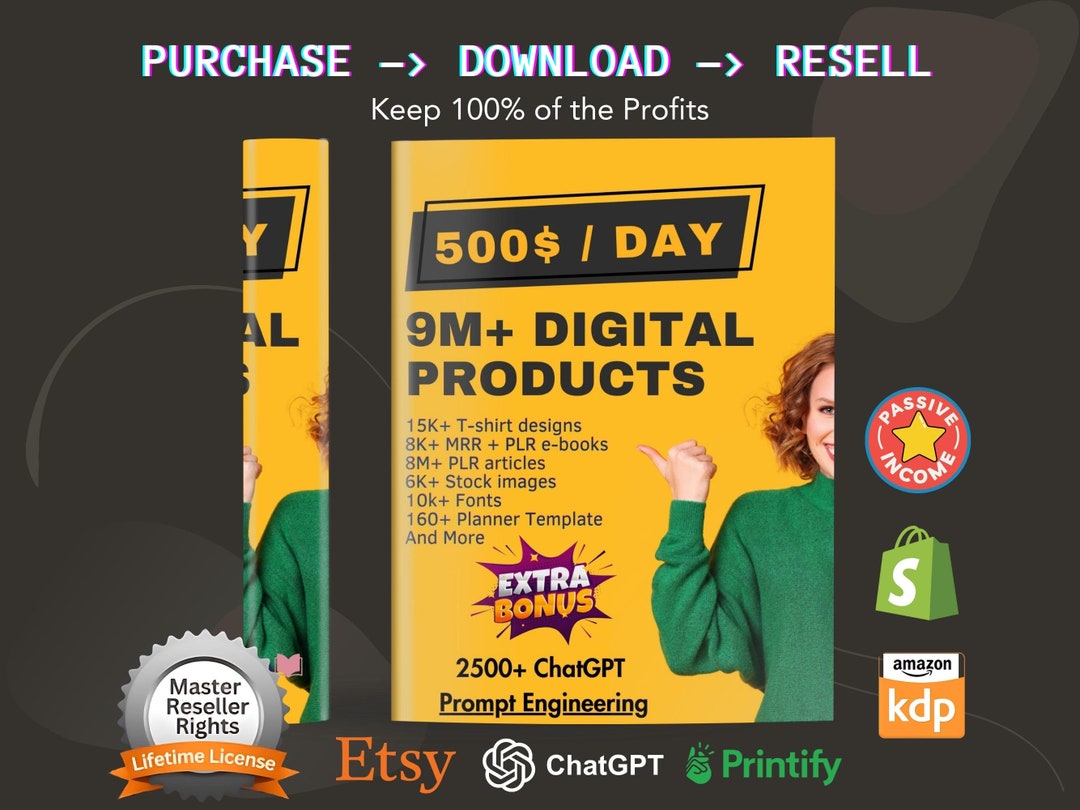 Ultimate Digital Goldmine Package: Over 9 Million Resell Products for Entrepreneurs & Home-based ...