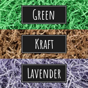 Crinkle Shredded Color Paper Filler Box Stuffing for Gift Wrapping ...