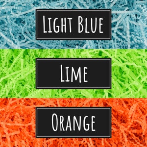 Crinkle Shredded Color Paper Filler Box Stuffing for Gift Wrapping ...