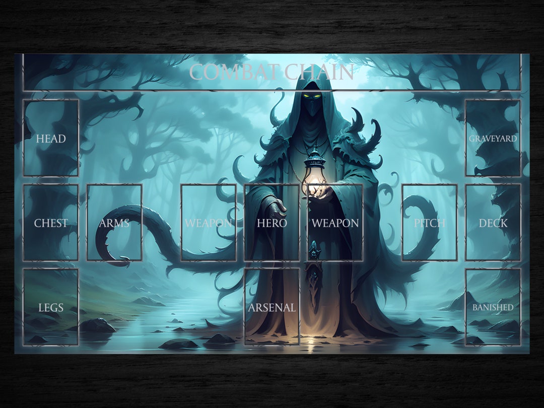 Digital Flesh and Blood TCG Playmat Design - River Warden (with and ...