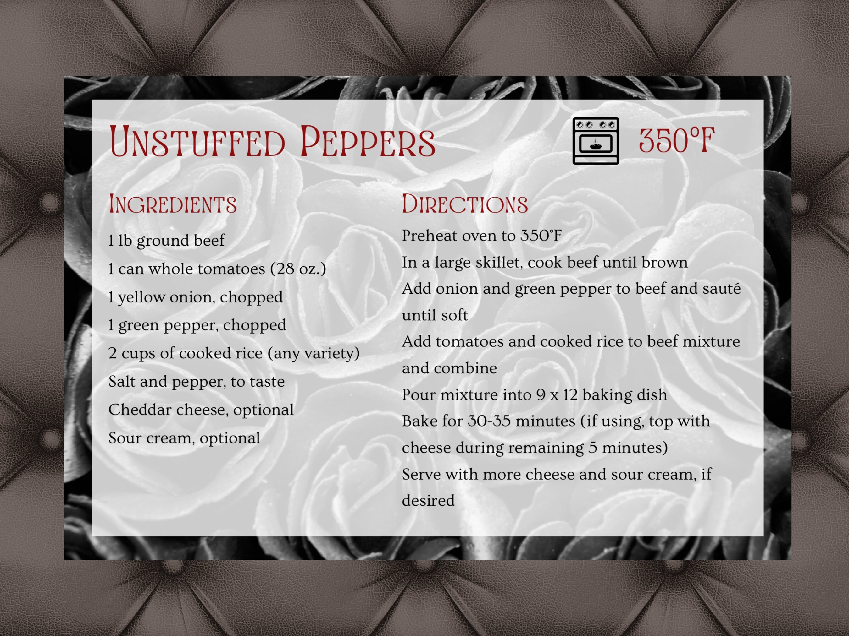 Editable Recipe Card Template Gothic Recipe Card Digital - Etsy