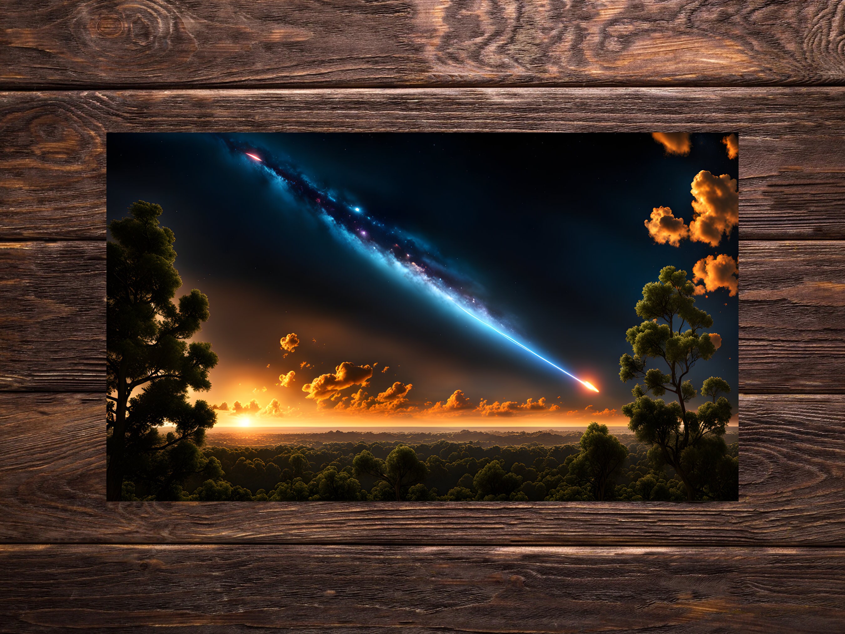 Digital Alpha Clash TCG Playmat Design - Doomsday Meteor (with and ...