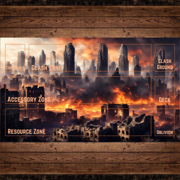 One Piece Playmat With Zones - Etsy