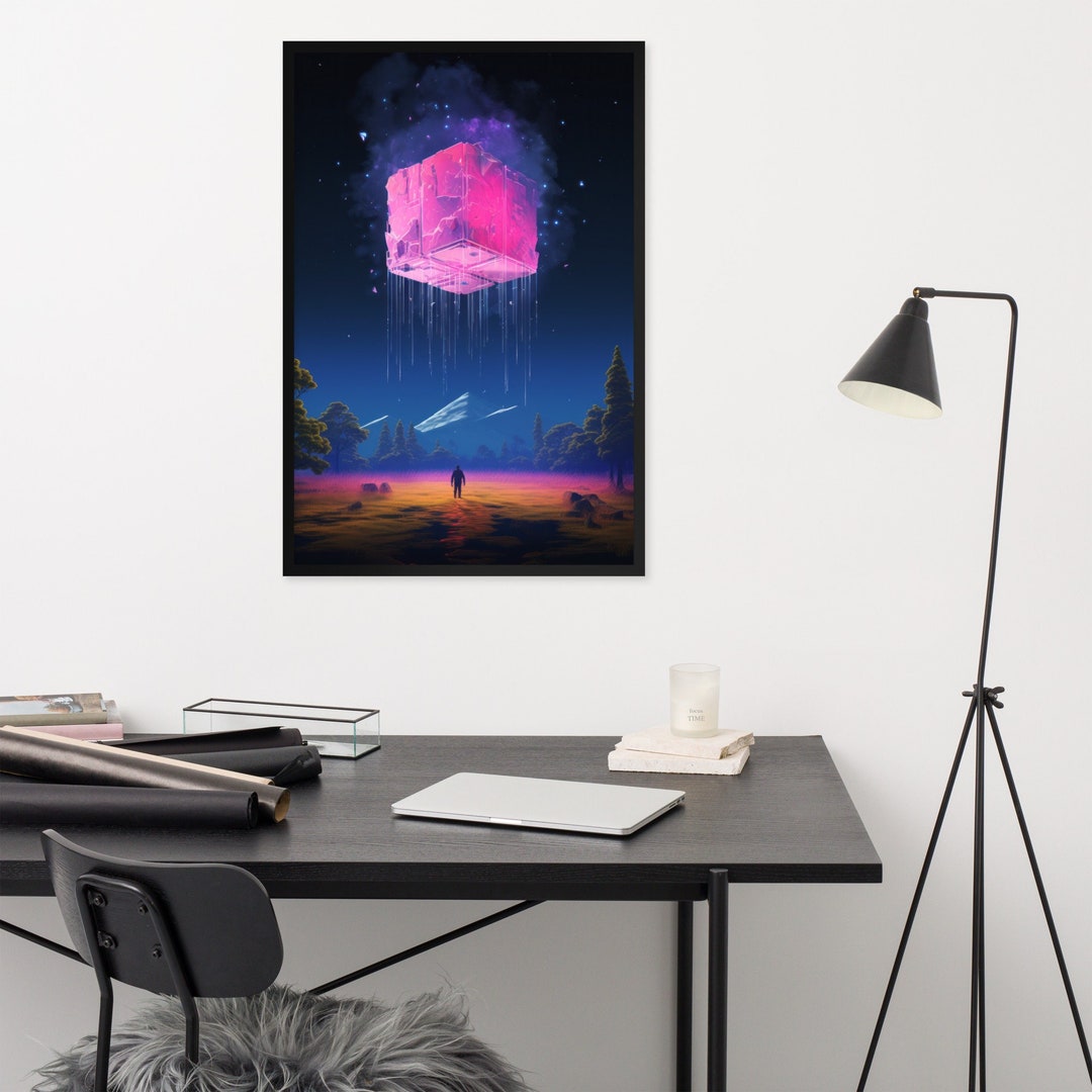 UAP Cubed Framed Photo Poster, New UAP Poster, UFO Poster, Bigfoot ...