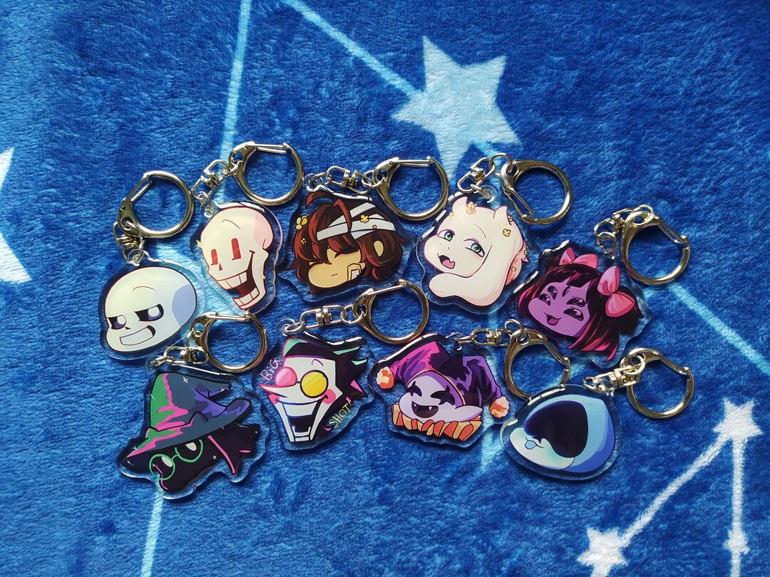 Cute Chibi Undertale/detarune Epoxy Acrylic Charms 2-3cm - Etsy
