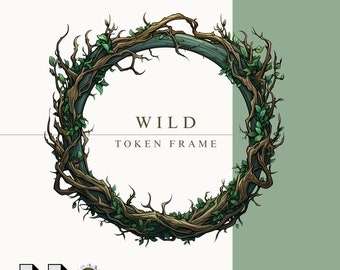 D&D Druid Token Border for Dungeons and Dragons Tabletop RPG Roll20 VTT Foundry Dnd Character ...