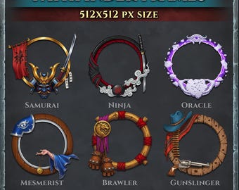 Pathfinder Class Token Border Bundle: Dnd Character Portraits, VTT RPG ...