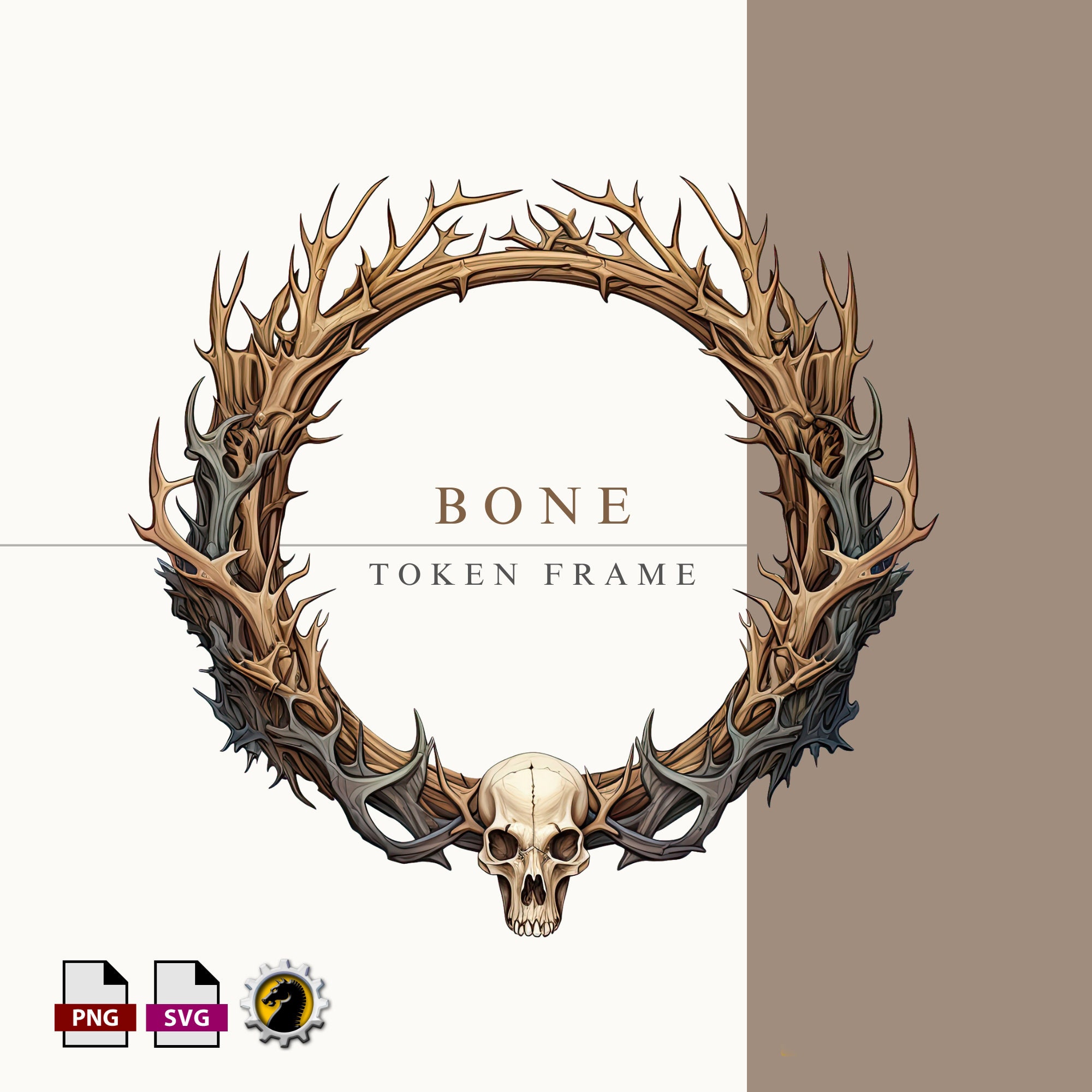 D&D Token Border for Dungeons and Dragons Tabletop RPG Roll20 VTT Foundry Dnd Character Frame ...