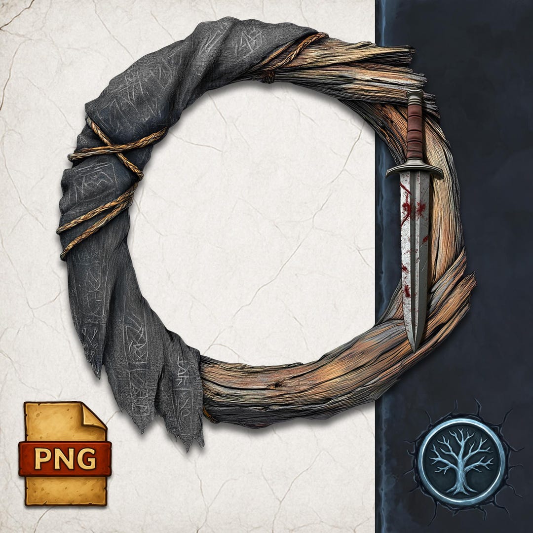 Rogue Token Border: Fantasy RPG Frame (PNG Files, Digital Download ...