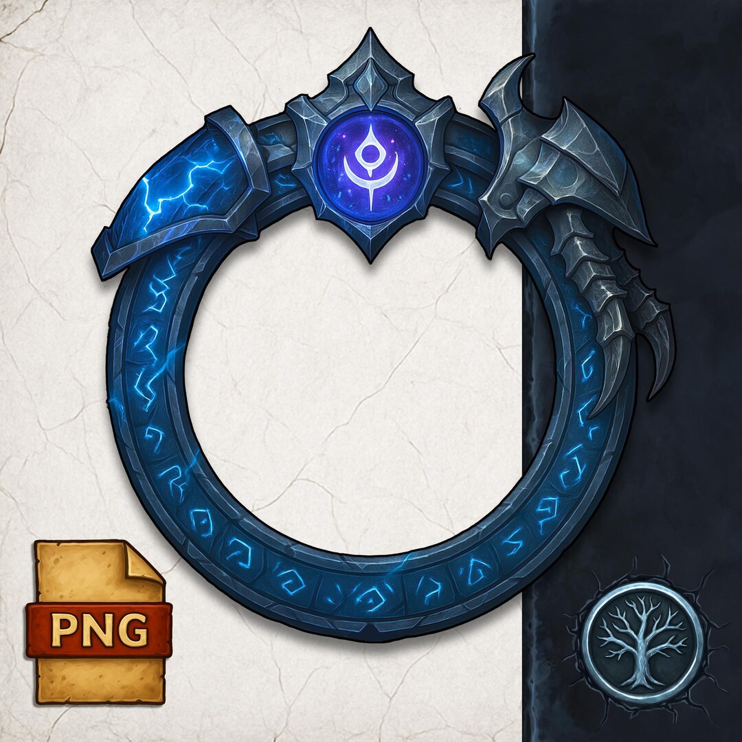 Mage Token Frame: D&D Character Border (PNG Digital Download) - Etsy UK