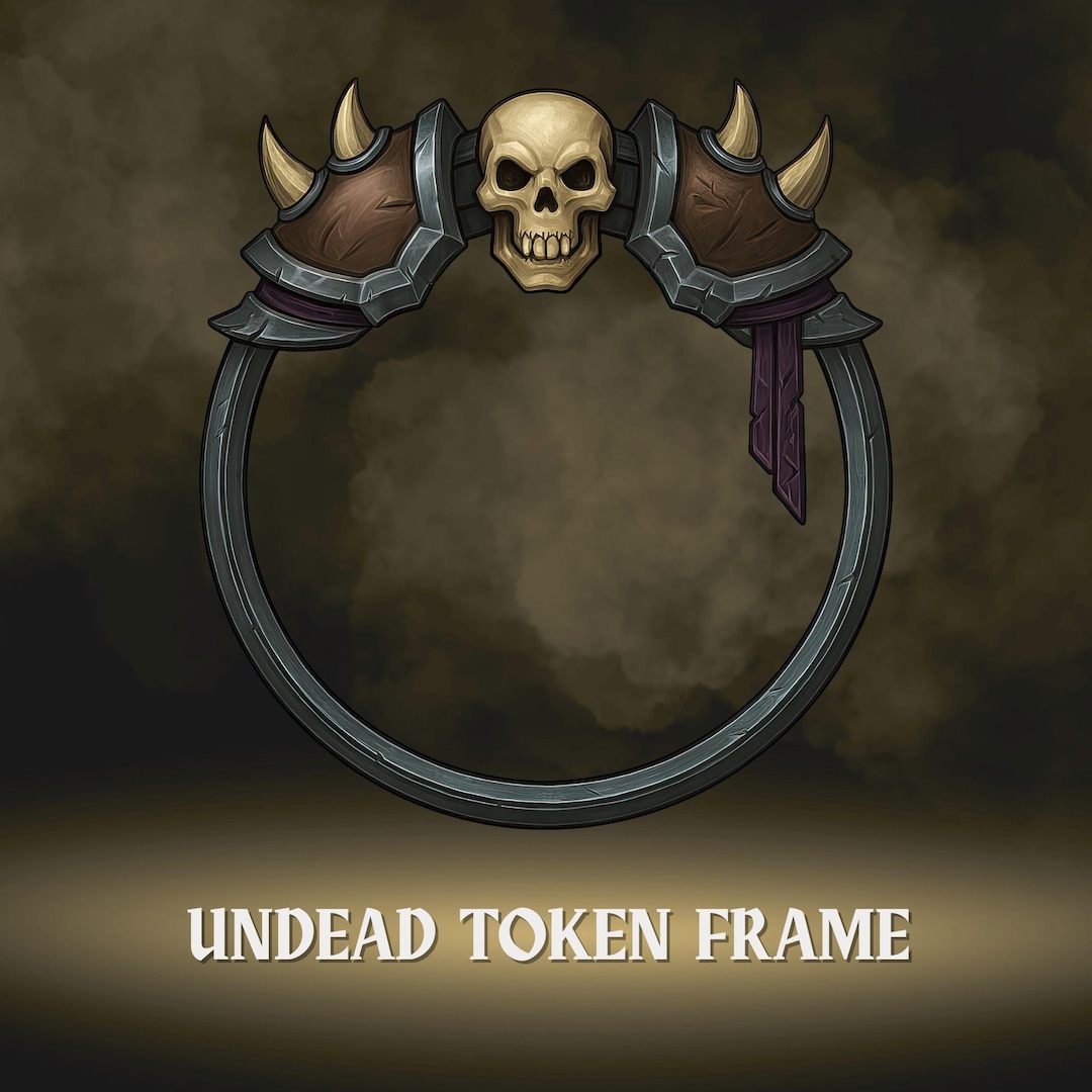D&D Undead Token Border for Dungeons and Dragons Tabletop RPG Roll20 ...