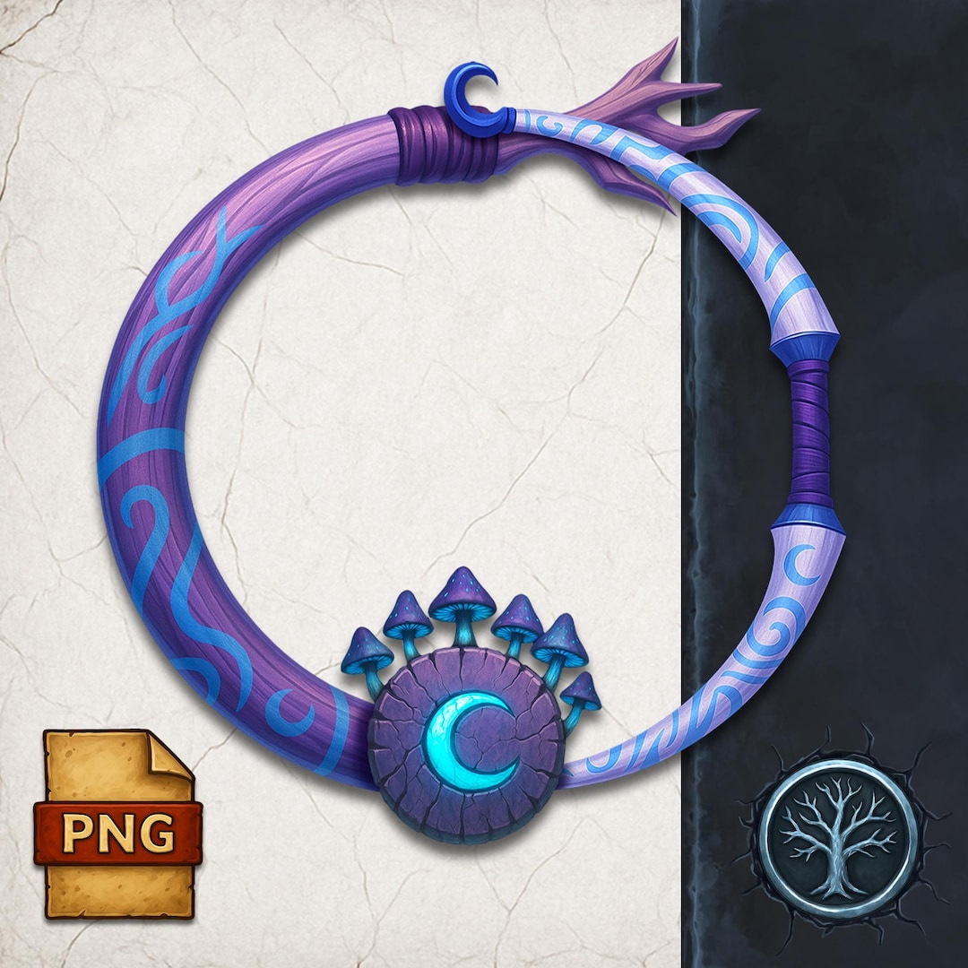Fantasy RPG Token Border: Transparent Character Portrait Frame (PNG ...
