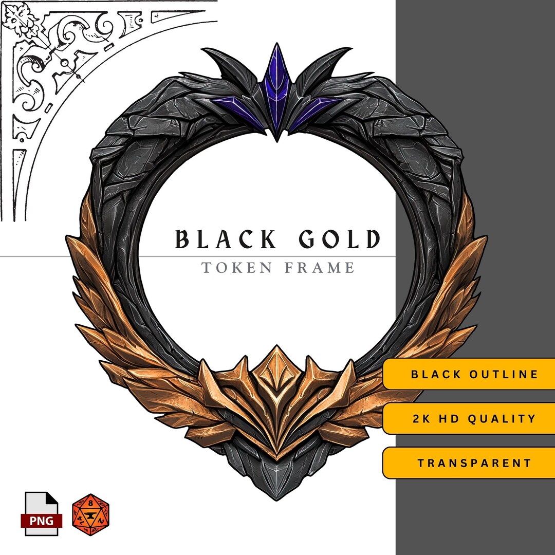 D&D Paladin Token Border for Dungeons and Dragons Tabletop RPG Roll20 ...