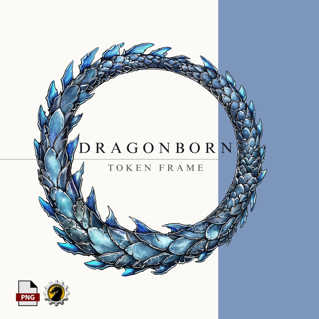 D&D Dragonborn Token Border for Dungeons and Dragons Tabletop RPG ...