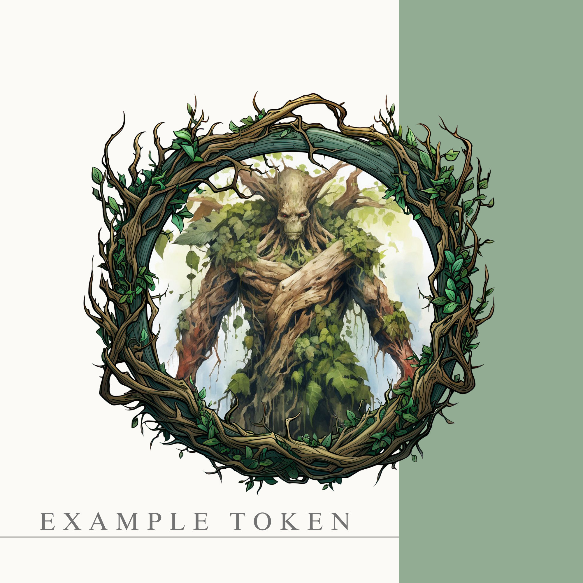 D&D Druid Token Border for Dungeons and Dragons Tabletop RPG Roll20 VTT Foundry Dnd Character ...