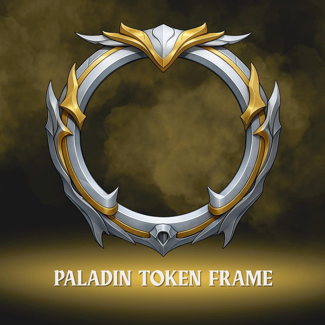 D&D Paladin Token Border for Dungeons and Dragons Tabletop RPG Roll20 ...