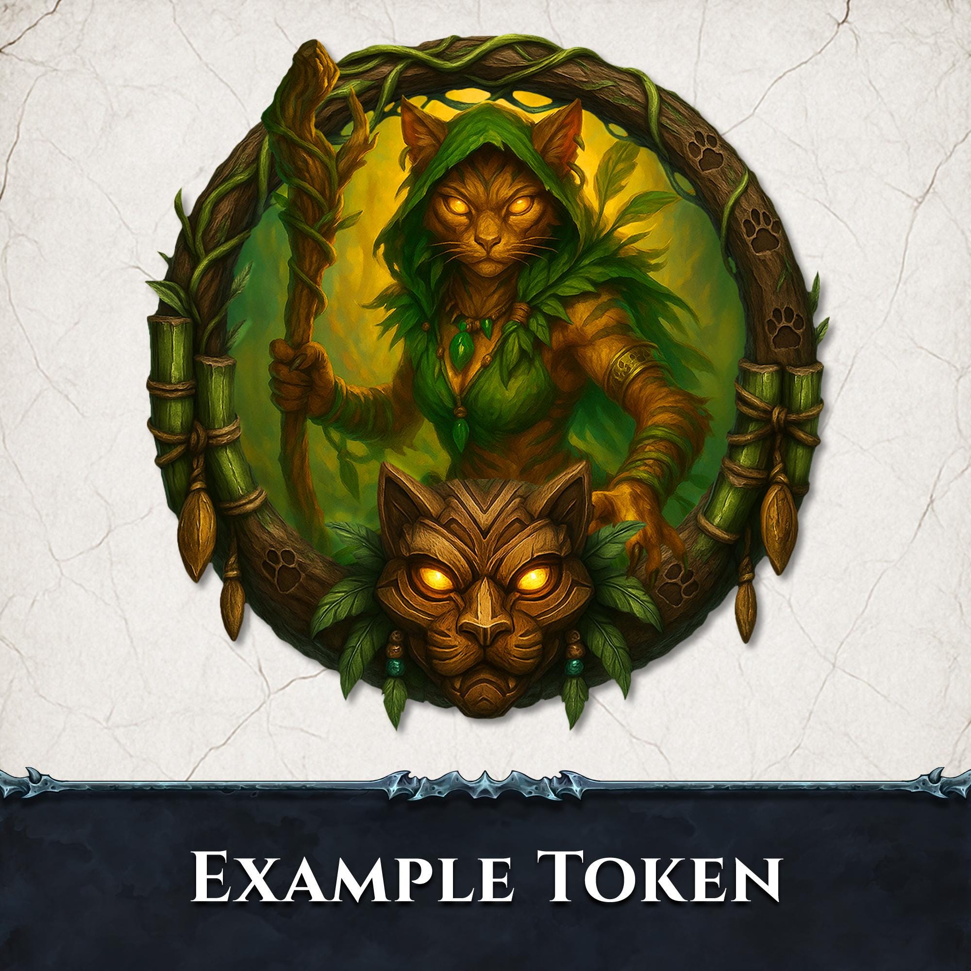 Dnd Race Token Borders: Character Portrait Frames for VTT RPG (PNG ...