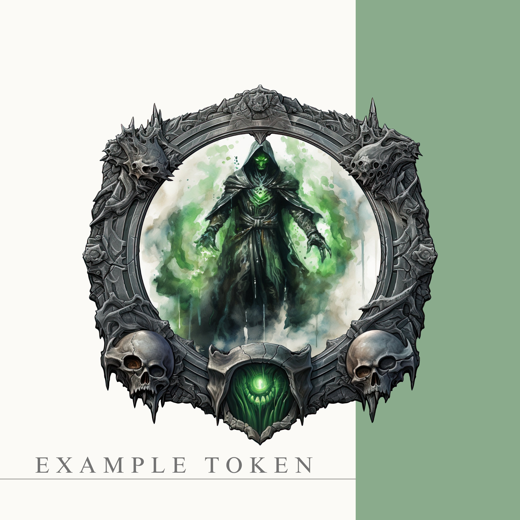 D&D Warlock Token Border for Dungeons and Dragons Tabletop RPG Roll20 ...