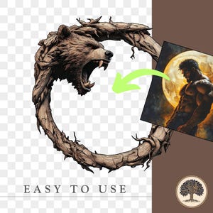 Dnd Grizzly Bear Werebear Token Border for Dungeons and Dragons ...