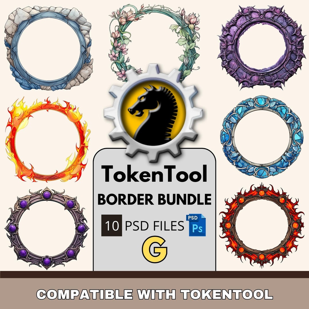 D&D Border Frame Bundle for Virtual Tabletop Dungeons and Dragons ...