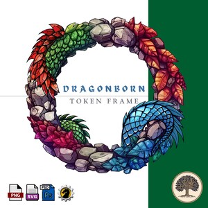 D&D Token Border for Dungeons and Dragons Tabletop RPG Roll20 VTT ...