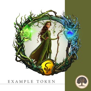 D&D Druid Class Token Border for Dungeons and Dragons Tabletop RPG ...