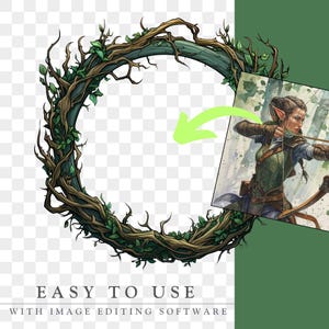 D&D Druid Token Border for Dungeons and Dragons Tabletop RPG Roll20 VTT ...