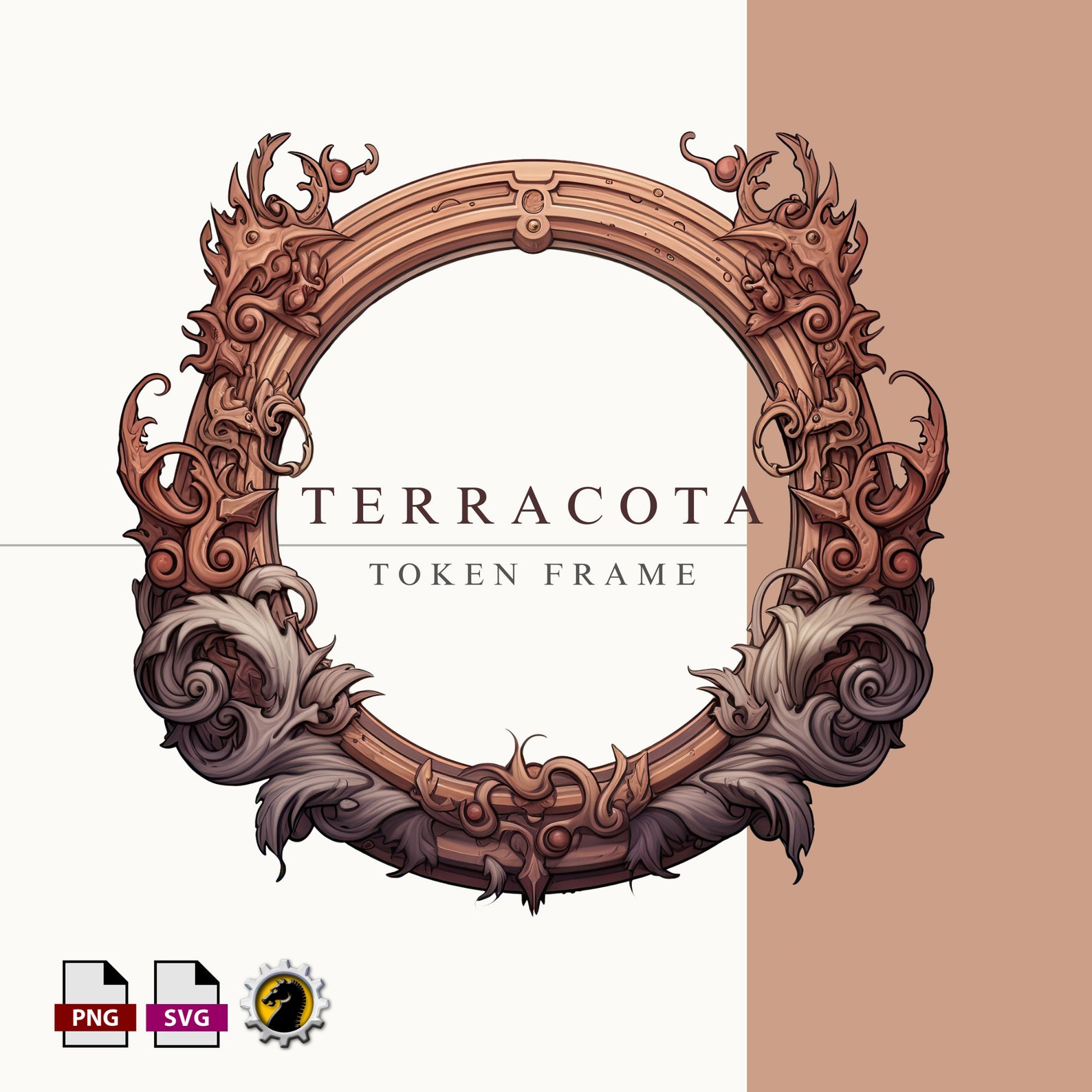 D&D Token Border for Dungeons and Dragons Tabletop RPG Roll20 VTT ...