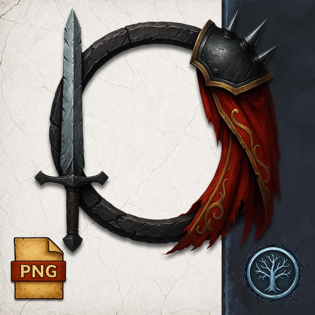 Warrior Paladin Token Border for Dnd Character Portraits (PNG Files ...