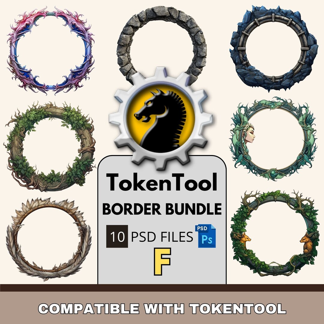 D&D Border Frame Bundle for Virtual Tabletop Dungeons and Dragons ...