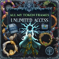 Fairy Token Border Frame Dnd | Digital Token for Dnd, Foundry VTT ...