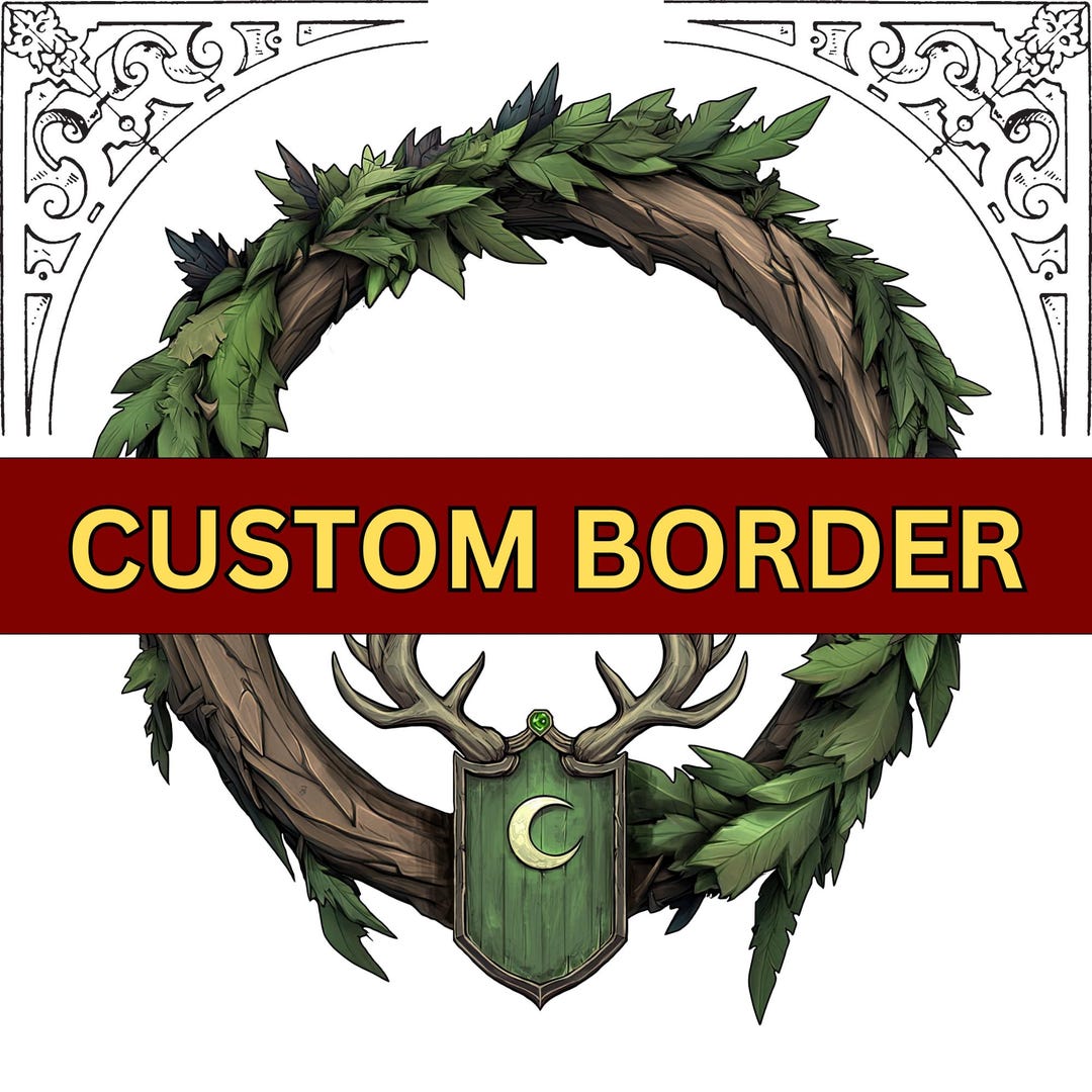 Custom Dnd Token Border Art | I Will Create the Perfect Border Frame ...