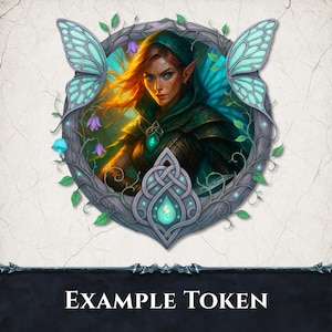 Fey Token Border – Fantasy RPG Frame for Character Portraits ...