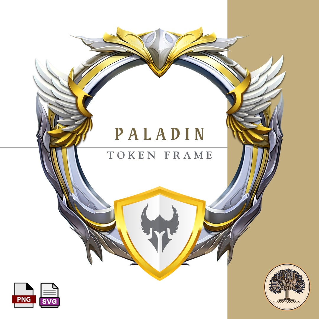 D&D Paladin Token Border for Dungeons and Dragons Tabletop RPG Roll20 ...