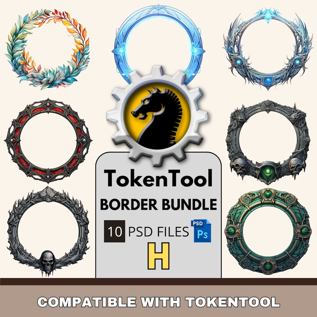 D&D Border Frame Bundle for Virtual Tabletop Dungeons and Dragons ...