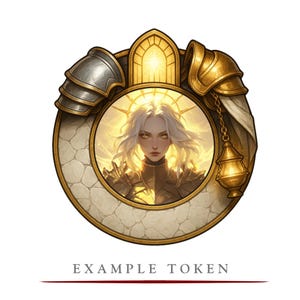 D&D Cleric Token Border for Dungeons and Dragons Tabletop RPG Roll20 ...